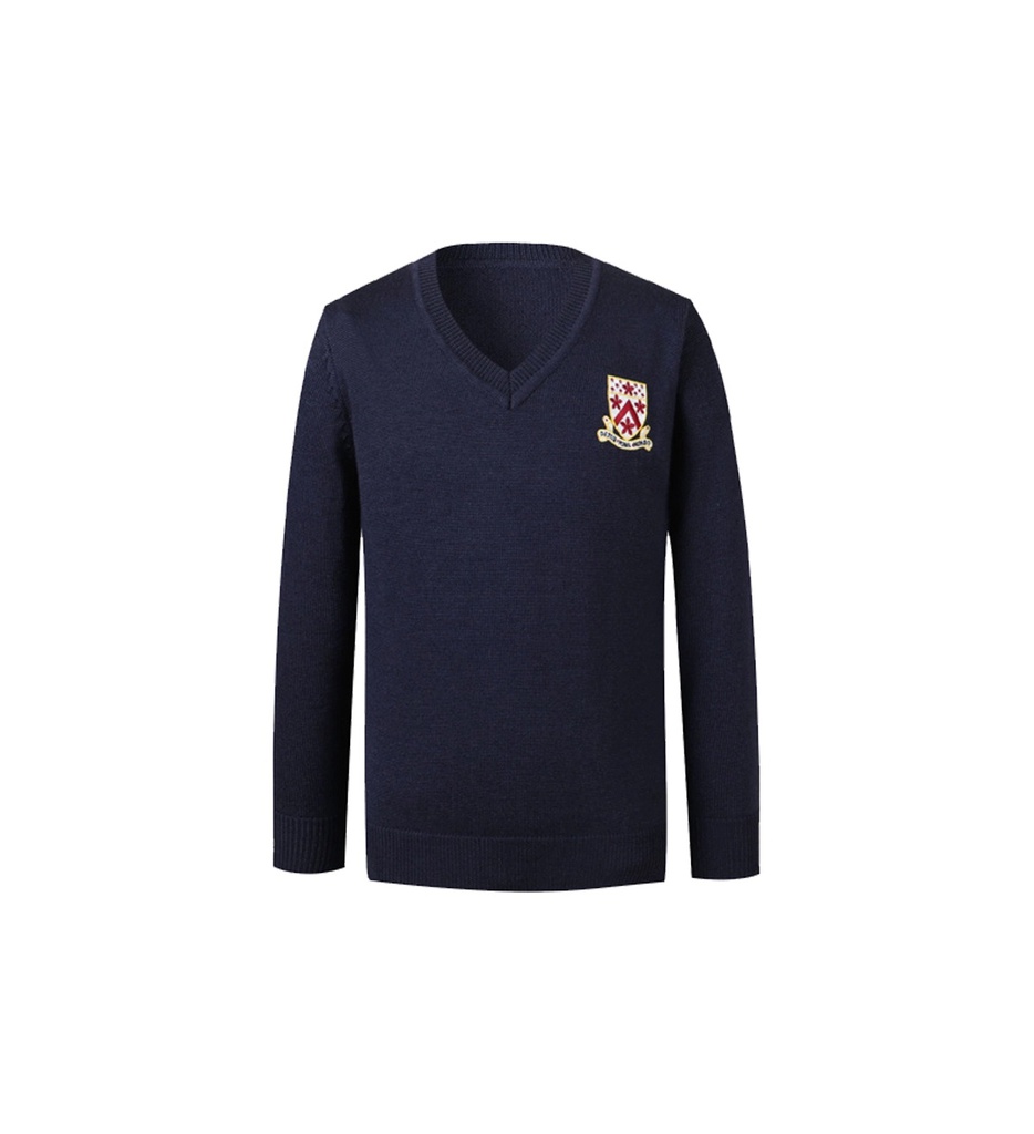 Navy Wool Sweater (Male Fit) | Dulwich College Seoul Online Uniform Shop